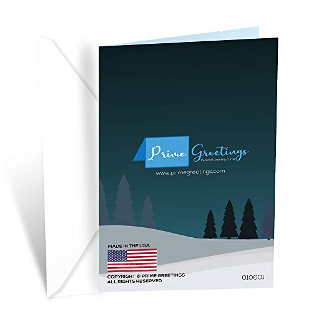 Christmas Card Brother In Law | Made in America | Eco-Friendly | Thick Card Stock with Premium Envelope 5in x 7.75in | Packaged in Protective Mailer | Prime Greetings