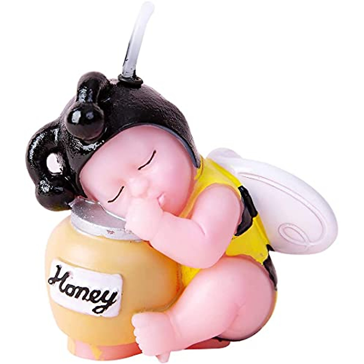 Bee Baby Honey Birthday Candle Cake Topper Candle for Baby Shower Favors Party Decoration
