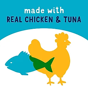 Purina Friskies Natural, Grain Free Wet Cat Food Lickable Cat Treats, Lil' Soups With Tuna in Chicken Broth - (Pack of 8) 1.2 oz. Cups