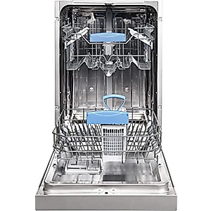 RCA RZ0381 Front Control-Built in FULLSIZE Dishwasher, 57 DBA, Stainless Steel, 18” WIDE, Stainless