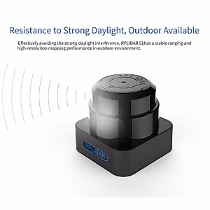 youyeetoo Low Cost 360 Degree RPLIDAR S1 TOF 40 Meters lidar Sensor Scanner for Obstacle Avoidance and Navigation of AGV UAV