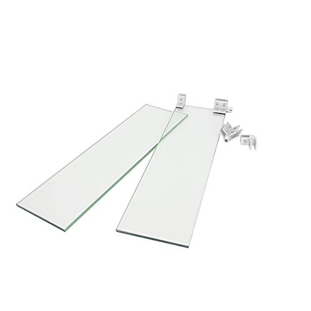 FixtureDisplays® Fire Pit Wind Guard 20 x 20 Inch Fire Pit Wind Guard Square 8 mm Thickness Fire Pit Glass Wind Guard 997G-2D