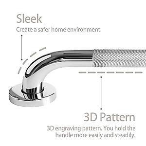 Armiika Grab Bar for Shower,Shower Grab Bars for Seniors and Handicaps, Shower Handle for Bathtubs and Showers