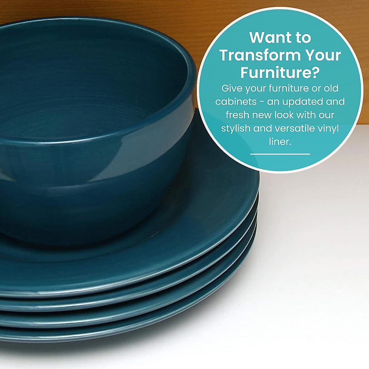 Con-Tact Brand Creative Covering Shelf Liner, 18" x 16', White