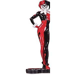 DC Collectibles Harley Quinn Red, White & Black: Harley Quinn by Adam Hughes Statue, Multicolor