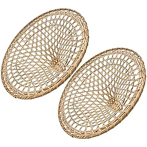 Uonlytech Floor Lamp Shade 2pcs Womens Sun Straw Hat Summer Beach Sun Hat Straw Beach Hat Womens Straw Panama Hat Straw Hat for Girl Women Rattan Lamp Shade