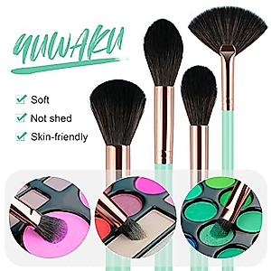 Makeup Brushes Set Professional from an Array of Eyeshadow Foundation Brushes to a Concealer Brush to Eyelash and Blusher Brushes 12 Pcs soft Make up Brush Kit, These vegan and cruelty-free brushes have soft synthetic bristles that work perfectly with any