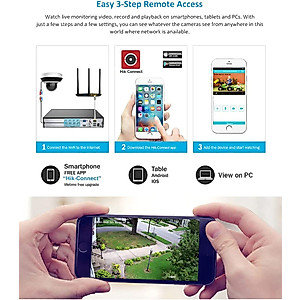 HIKVISI0N iDS-7216HQHI-M2/S 2TB Hard Drive Included, 16 Channel 2MP 1080P Turbo HD DVR, 4K HDMI Output, Compatible with Hikvison 4MP or Lower Resolution Coax TVI Cameras, Hik-Connect App