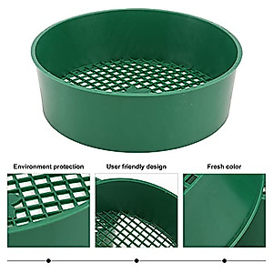 Yardwe Green Toys 10pcs Outdoor Bonsai Screen Spreaders Seeding Classifier Pan Rock Planter Separator Green Stackable Mesh for Cultivation Panning Riddles Earth Tool Riddle Planting Kids Toys