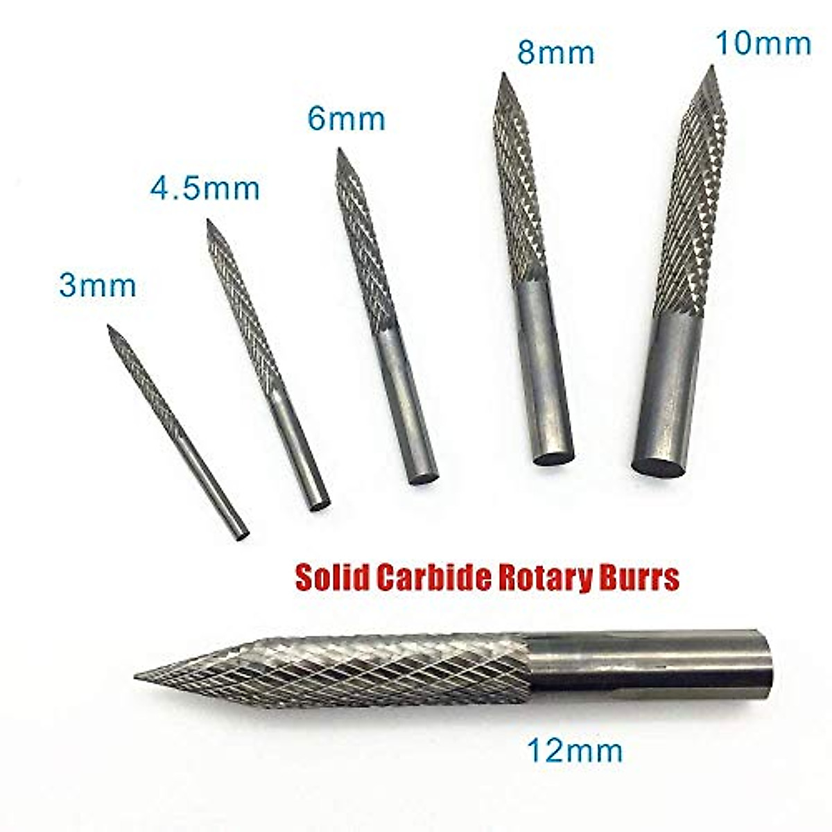 WYZBEN 4.5/8/10/12mm Carbon Steel Drill Reamer Tire Repair Cutting Drill Bit - 4.5mm (1 PCS)