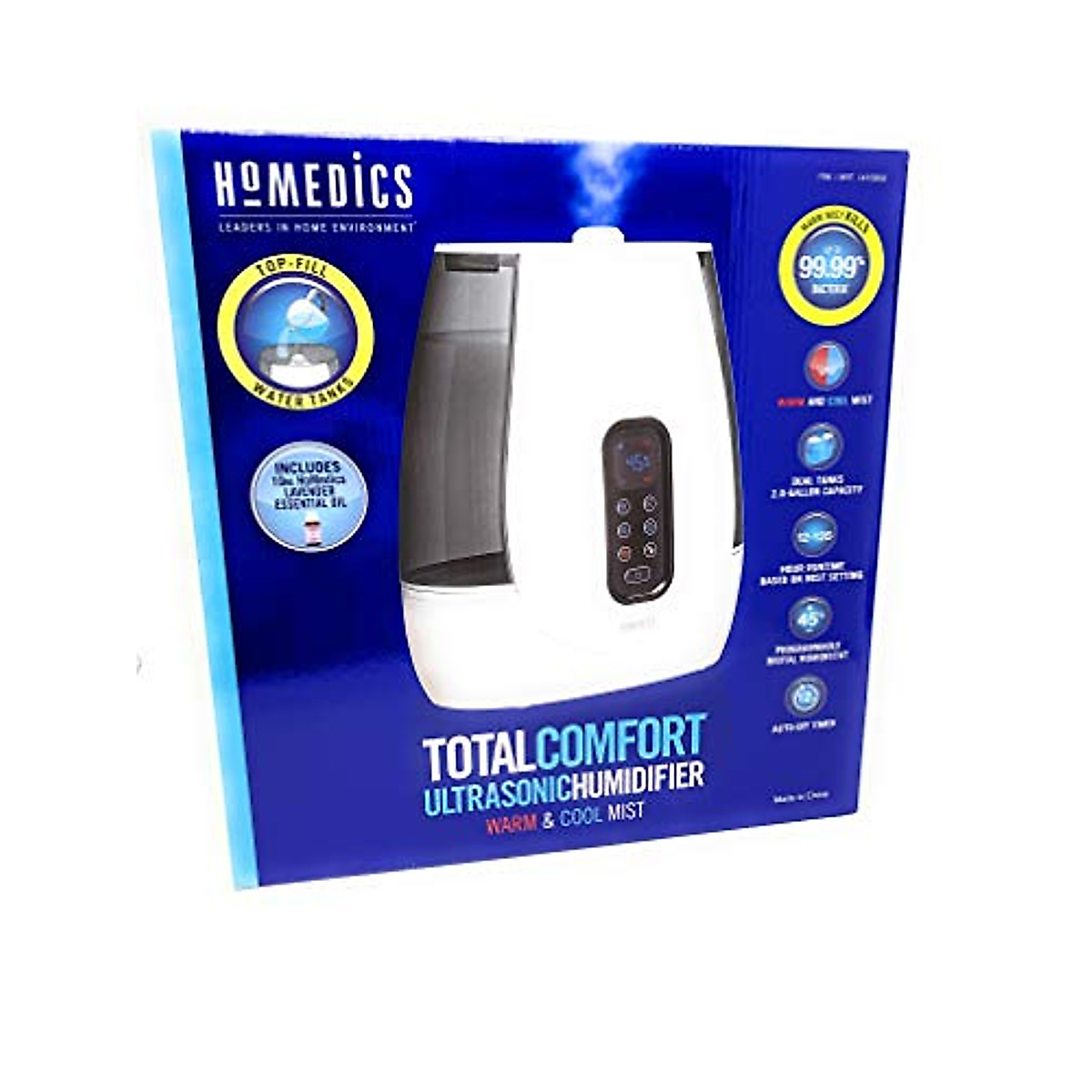 Homedics TotalComfort Ultrasonic Humidifier