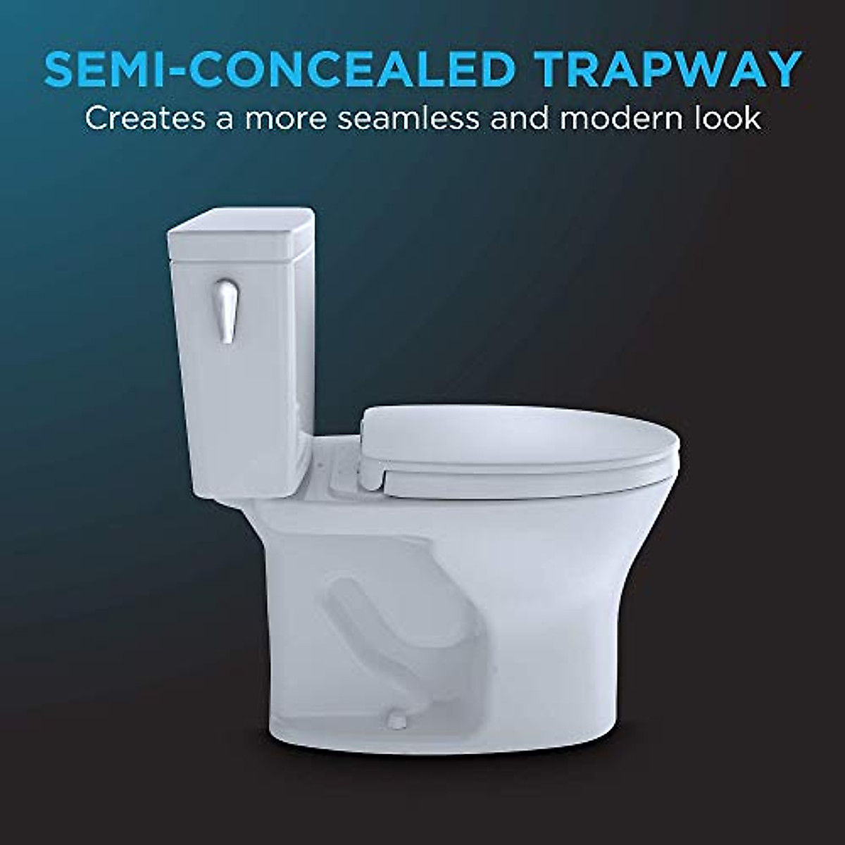 TOTO MW7463056CEMFGA.10#01 Drake WASHLET Two-Piece Dual Universal Height with 10 Inch Rough-in DYNAMAX Tornado Toilet with Auto Flush S550e Bidet Seat, 1.28 and 0.8 GPF, Cotton White