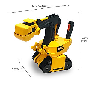 CAT Construction Toys Funrise Light & Sound Roaring Rex-Cavator Battery Operated Toy Excavator, Ages 3+
