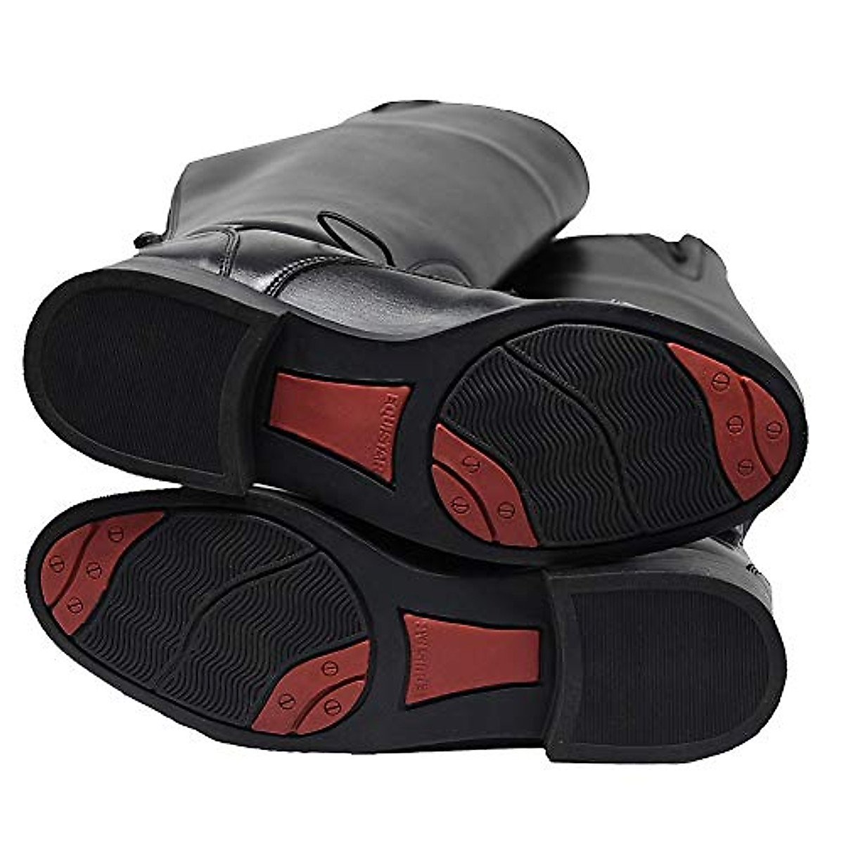 Equistar Women's All-Weather Synthetic Field Equastrian Riding Boot, Black, 9 X-Wide