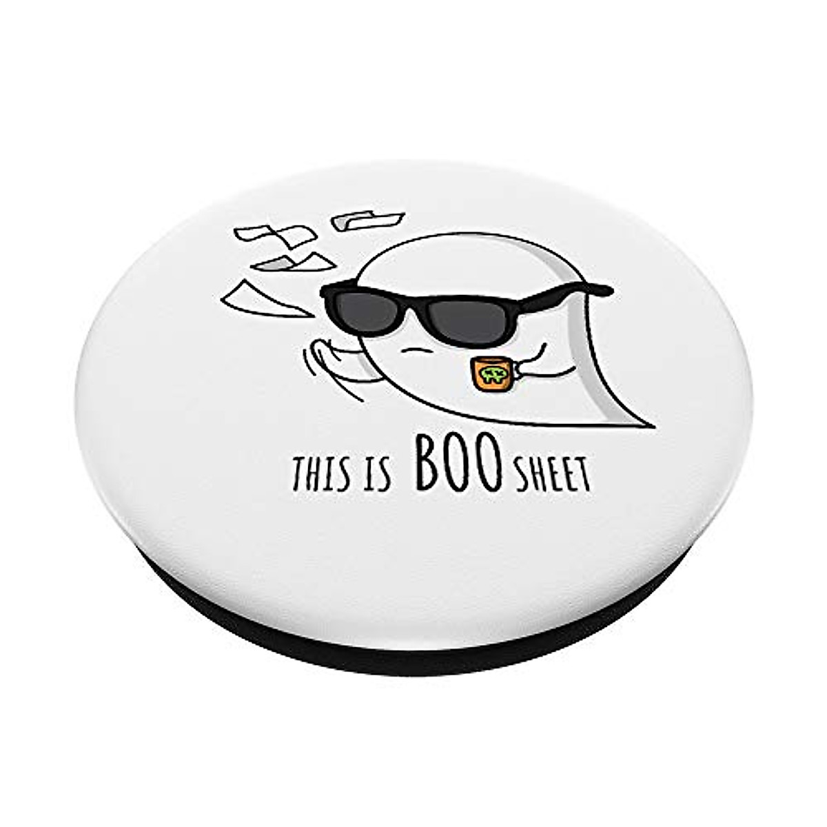 This Is Boo Sheet Ghost Halloween Party PopSockets Swappable PopGrip