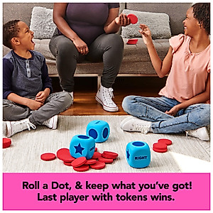 Spin Master Games, Left Center Right Giant Edition, Family Game for Indoor & Outdoor Fun with Big Oversized Board, for Family and Kids, 2-4 Players, Ages 6 & Up