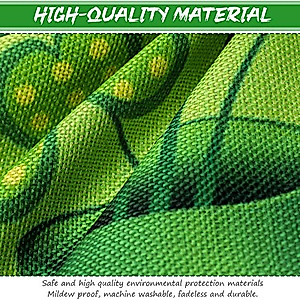 Tatuo Happy St. Patrick's Day Garden Flag Double Sided Holiday Yard Flag Shamrocks Green Hat Decorative Garden Flag Burlap Yard Winter Flag for Garden and Home Decorations (12.5 x 18 Inch)