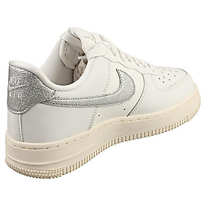 Nike Air Force 1 Womens ESS TRND Summit White/Metallic Silver Size 6.5