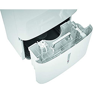Frigidaire FFAP5033W1 Dehumidifier, High Humidity 50 Pint Capacity with Built-In Pump and a Easy-to-Clean Washable Filter, in White