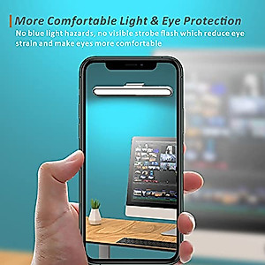 LED Desk Light, ZouYee Portable Desk Lamp for College Dorm Room ,Cordless Magnetic Battery Powered Small Table Lamp with Touch Control for Under Cabinet Lights Reading Working Office Bedroom Lighting