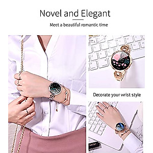 LONGLU Smart Watch for Women, Smartwatch Compatible for iOS Android iPhone Samsung Phones. Fitness Tracker with Heart Rate Blood Pressure Waterproof Bluetooth Pedometer Sleep Activity Tracker (Gold)