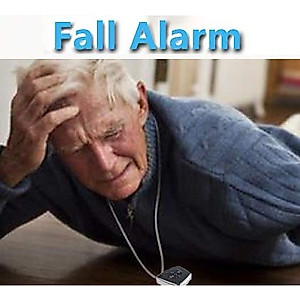 Assistive Technology Services Automatic Fall Detection - Cellular 911 Mobile Alert Dialer - No Monthly Fee - Two-Way Voice Communication - Expandable- Black