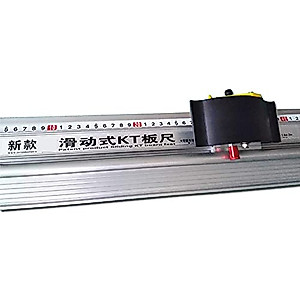 Manual Sliding KT Board Paper Trimmer Cutting Ruler, Photo Paper Cutter Ruler, Photo PVC PET Cutter with Ruler (51"=1300mm)