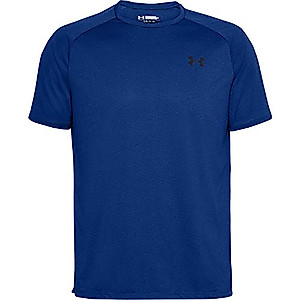 Under Armour Men's Tech 2.0 Novelty Short-Sleeve T-Shirt , Royal Blue (400)/Black , X-Large