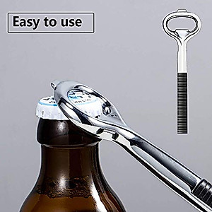 Bartender Bottle Openers - Huameilong Heavy Duty Stainless Steel Beer Bottle Cap Openers