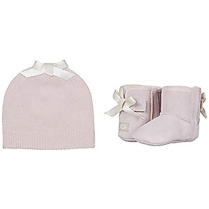UGG unisex baby Jesse Bow Ii and Beanie Boot, Pink, 1 Infant US