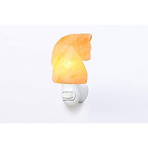 Salt Night Light with Horse Design by Q&A Himalayan Salt