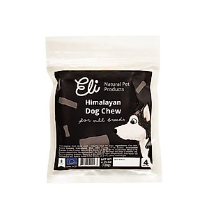 Himalayan Dog Chew Size S, 4 Pieces, 100% Natural, Long Lasting, Gluten Free, Healthy & Safe Dog Treats, Lactose & Grain Free, Protein Rich, Dogs up to 11 Lbs, Dental Treat