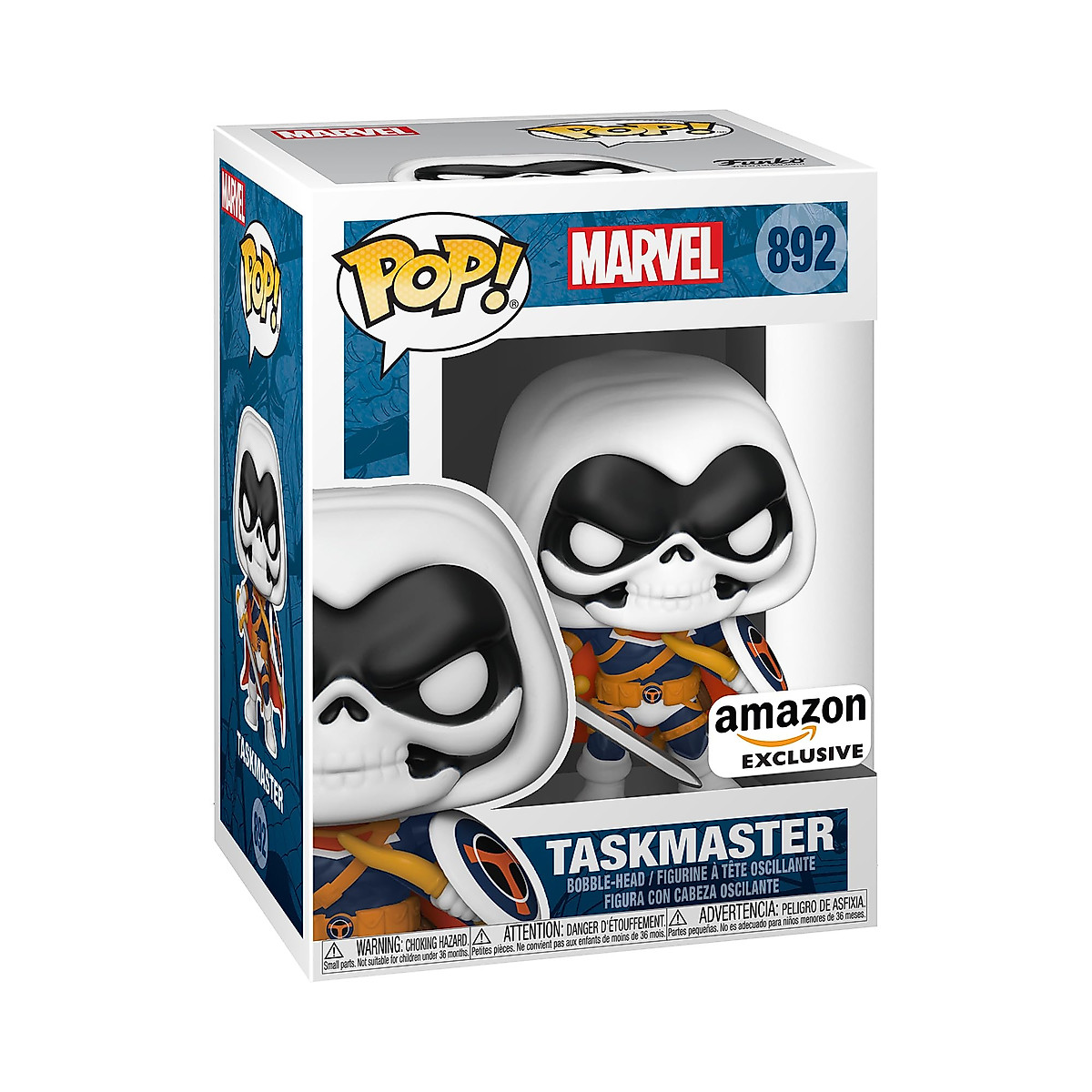 Funko Pop! Marvel: Year of The Shield - Taskmaster Vinyl Bobblehead, Amazon Exclusive