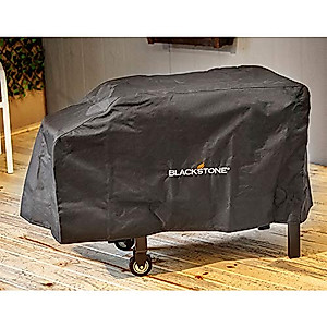 Blackstone 5003 28" Griddle Hard Cover, 28 Inch, Black & Griddle Cover (28 Inches) –Water Resistant, Weather Resistant Heavy Duty 600D Polyester Outdoor BBQ Grilling Cover - Black