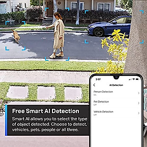 TP-Link Tapo 2K QHD Outdoor Wireless Security Camera System, Up to 180 Day Battery, Color Night Vision, Starlight Sensor, Motion/Person/Pet/Vehicle Detection, works w/Alexa &Google Home(Tapo C420S2)