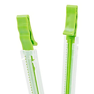 Baggy Rack Clip Plastic Food Bag Storage Rack Stand Space-saving Multi-purpose Green