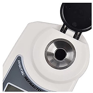 YFYIQI Digital Refractometer Brix Meter Tester for Measuring Sugar Content Water Samples Food Fruits Crops Range 0 to 55.0% Brix