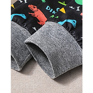 BAVADER Toddler Boy Clothes 18 24 Months Boy Clothes Mama's Boy Dinosaur Long Sleeve Hoodie Pant Sets Toddler Clothes for Boys