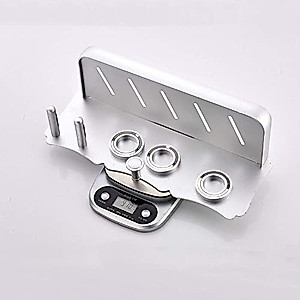 Leekayer Supersonic Hair Dryer Wall Mount Holder, Dyson Hair Dryer Bracket,for Dyson Hair Dryer Accessories Holder,Punch-Free Hair Dryer Holder Bathroom Storage Rack Care Tools (Sliver)