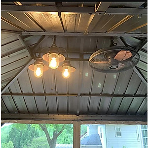 Domi Outdoor Living 10’ X 12’ Hardtop Gazebo, Outdoor Aluminum Frame Canopy with Galvanized Steel Double Roof, Outdoor Permanent Metal Pavilion with Curtains and Netting for Patio, Backyard and Lawn