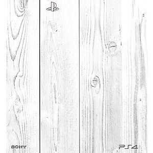 Skin Ps4 Old - WHITE WOOD TEXTURE - limited edition DECAL COVER ADESIVA Playstation 4 Slim SONY BUNDLE