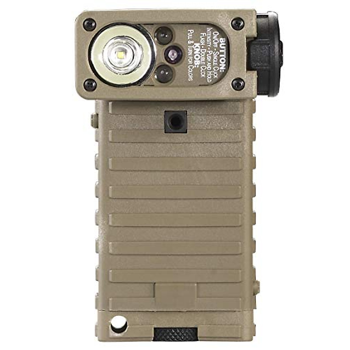 Streamlight 14032 Sidewinder 55-Lumen Military Tactical Flashlight with Articulating Head and Batteries, Coyote