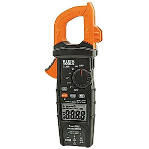 Klein Tools CL600 Electrical Tester, Digital Clamp Meter has Autorange TRMS, Measures AC Current, AC/DC Volts, Resistance, NCVT, More, 1000V