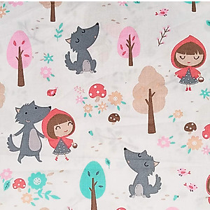 ZGXY Fabric, 8 pcs/lot Fat Quarter Fabric Bundles 100% Cotton 19.69'' x 19.69'' (50 x 50cm) Quilting Cotton Craft Fabric Pre-Cut Squares Sheets for Patchwork Sewing Quilting Crafting, Forest Pattern.