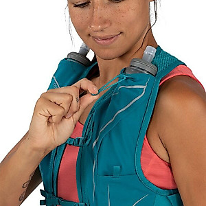 Osprey Dyna LT Women's Running Hydration Vest with Hydraulics Soft Flasks, Verdigris Green, Medium