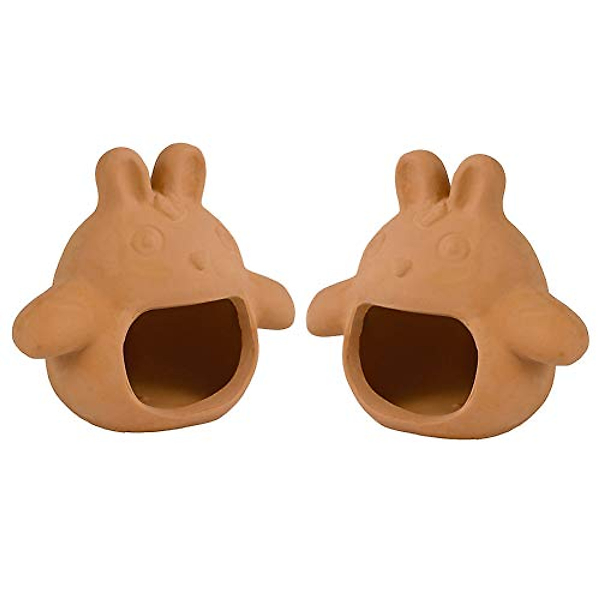 OMEM Reptile Aquarium Decor for Terrarium Ceramics Spider Scorpion Betta Fish Shrimp Crab Humid Hide Habitat Ornaments