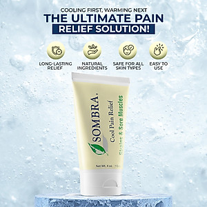 Sombra Cool Pain Relief Gel, 4 Ounce