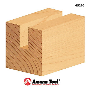 Amana Tool - 45210 Carbide Tipped Straight Plunge High Production 1/4 Dia x 1" 4 S