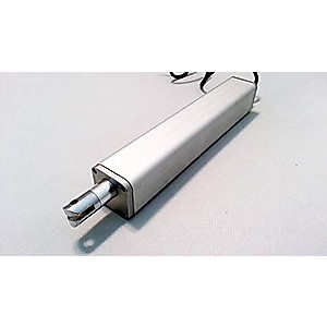 SOViK 12V DC 3 inch Stroke Linear Actuator Electric Cylinder with Mounting Brackets Max Force 80 pounds High Speed 1" per sec Square Tube 7/4"(W) x7/4"(H) (Slotted Shaft End)