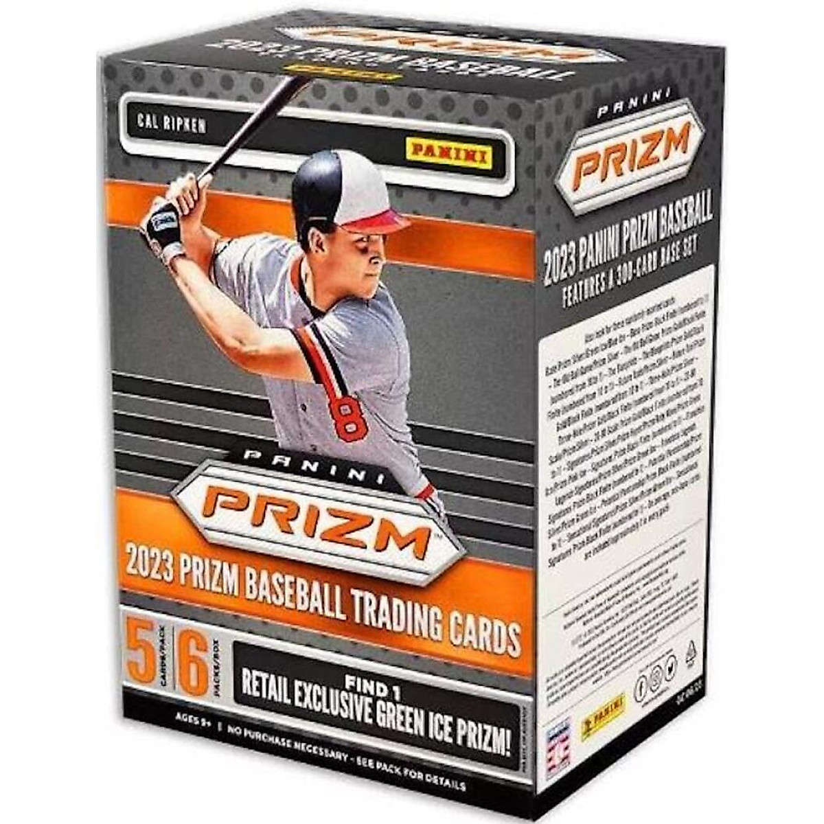 2023 Panini Prizm Baseball 6-Pack Blaster Box (6 Packs/5 Cards: Green Ice Prizms) - SportsCard SuperStore